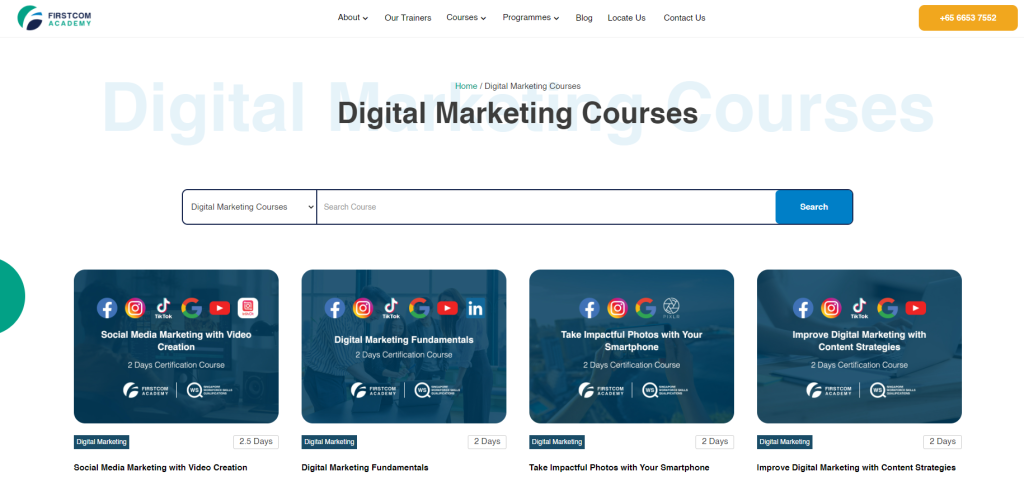 10 Best Free & Paid Digital Marketing Training Certification Courses ...